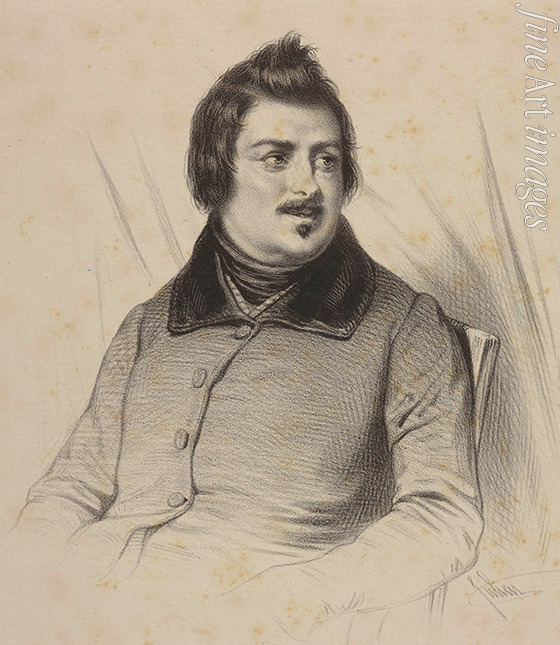 Fine Art Images - Expert search | Portrait of Honoré de Balzac (1799 ...