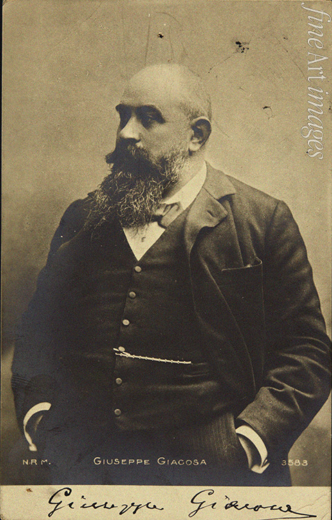 Fine Art Images - Expert search | Portrait of Giuseppe Giacosa (1847 ...